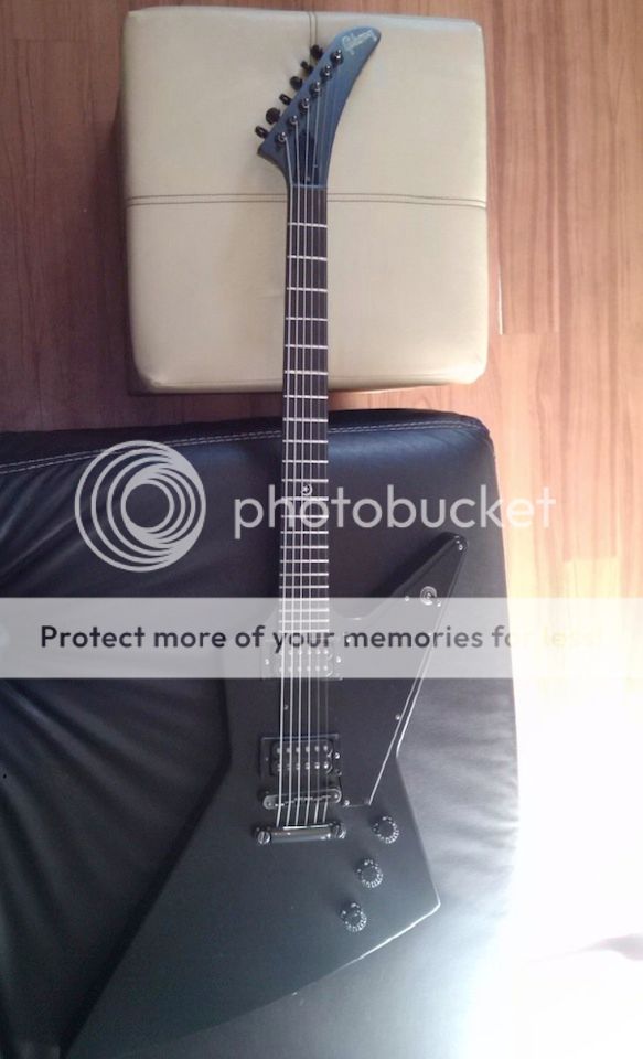 Spot Fake Gibson Gothic Explorer - Electric Guitars - Harmony Central